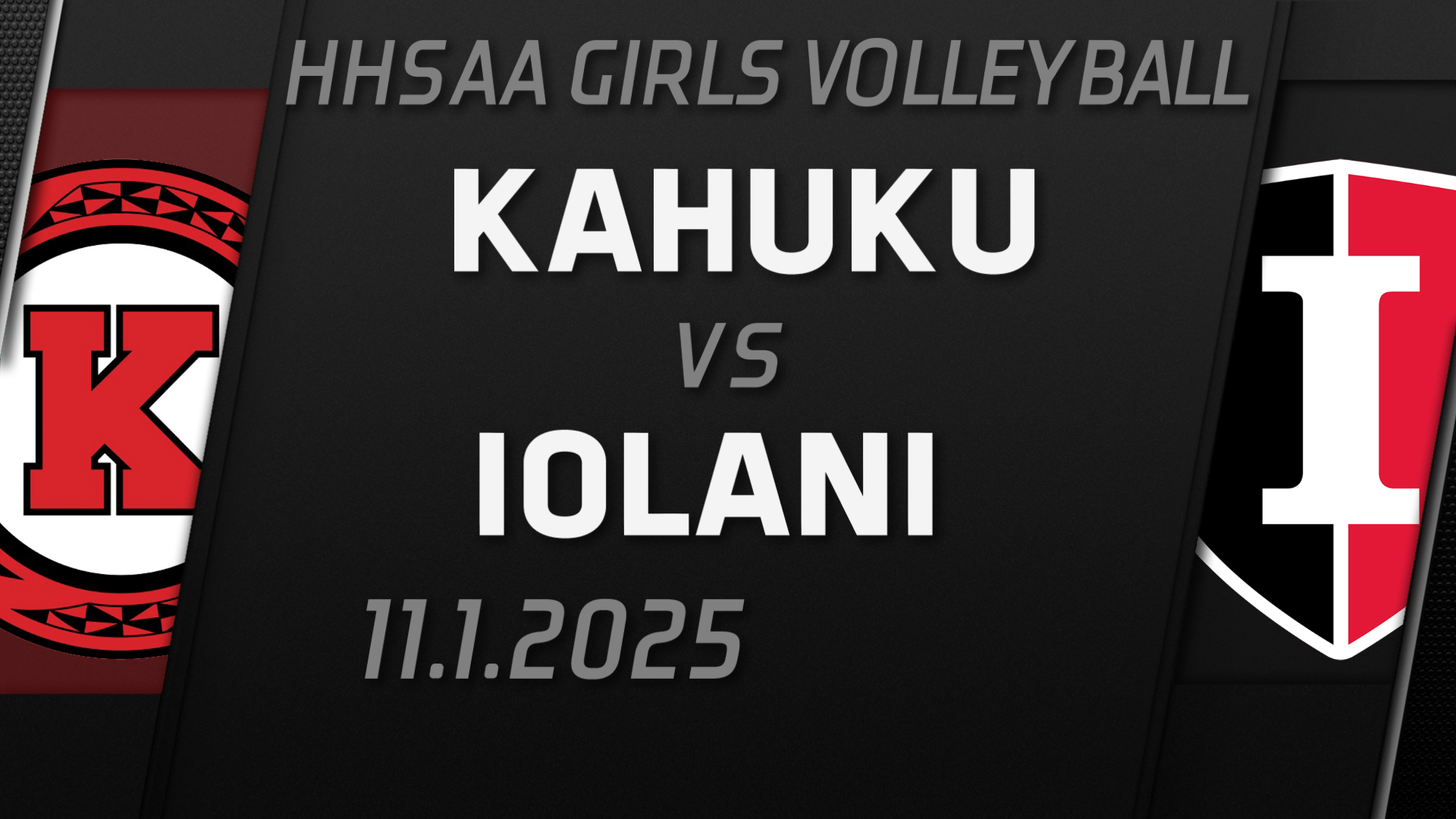 2025 HHSAA Girls Volleyball D1 Championship: Kahuku vs Iolani